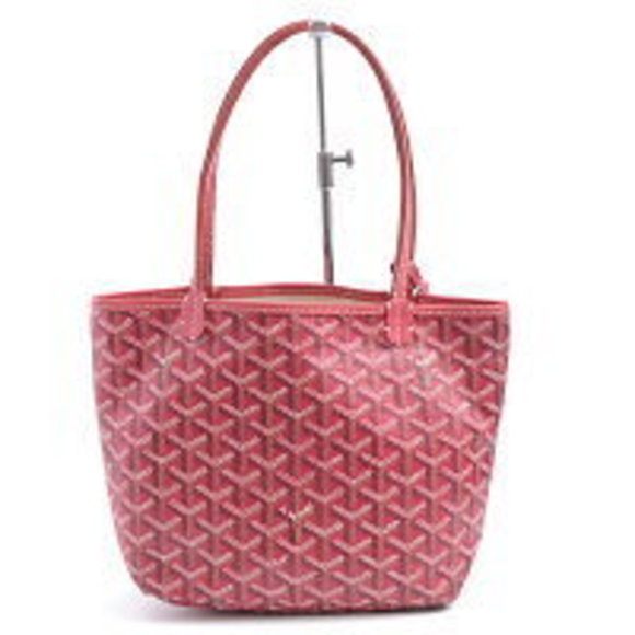 Goyard | Bags | Goyard Red With Saint Pouch Junior Bag Louis Tote ...